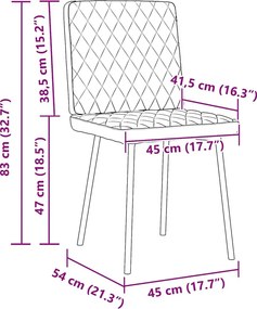 vidaXL Jídelní židle 6 ks umělé kůže [3315489] Barva: Černá
