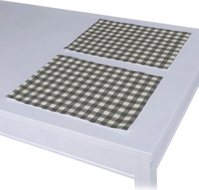 Prostírání 2 kusy podle látek barva šedá látka vzorované