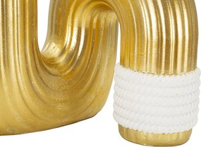 Váza Bann Big 25 cm zlatá/bílá