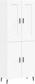 Skříň highboard bílá 69,5 x 34 x 180 cm kompozitní dřevo 3199569