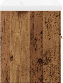 2dílná koupelnová sestava old wood kompozitní dřevo 3328581