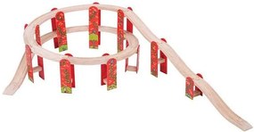 Příslušenství k vláčkodráze bigjigs rail víceúrovňový set kolejí