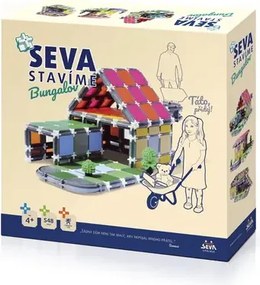SEVA Stavebnice STAVÍME Bungalov / 548 dílků / od 4 let