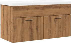 Koupelnová skříňka se zápustným umyvadlem dub artisan 3328586
