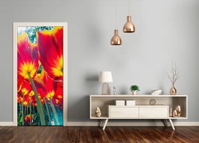 Fototapeta na dveře Tulipány 95x205 cm