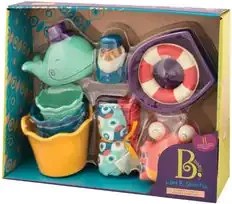 B-Toys Sada hraček do koupele Wee B. Splashy / od narození