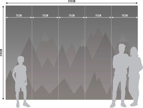 Dětská fototapeta na míru Horské Panorama | Vliesová fototapeta na zed' | DFTNS1271