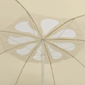 Plážový slunečník pískově žlutý 300 cm 314715
