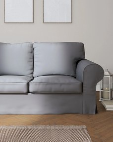 Potah na pohovku IKEA Ektorp 3-místná rozkládací, NOVÝ MODEL 2013 barva šedá