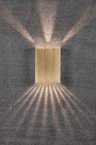 NOR 2019051035 Venkovní nástěnné svítidlo Fold 15 2x5W LED mosaz čirá - NORDLUX