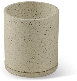 Sada 2 bílých květináčů Bonami Selection Terrazzo, ø 26 cm