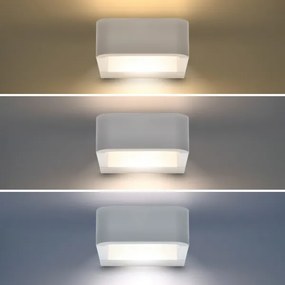 Brilagi - LED Venkovní nástěnné svítidlo BARI LED/7W/230V bílá IP54