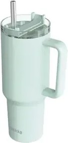 Quokka Nerezový termohrnek s brčkem Stream Turquoise 1200 ml