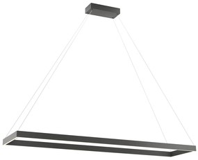 Redo 01-2928 závěsné LED svítidlo stmívatelné Febe pískově černé, 50W, 4000K, 120cm