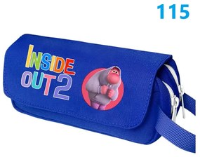 Dětský školní penál V hlavě 2 (Inside Out 2) Barva: modrá 115