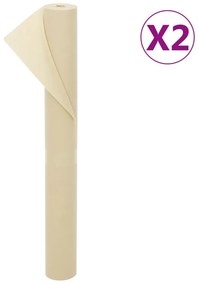 Ochranná textilie na rostliny 2 role 70 g/m² 10 x 1,6 m 3203511