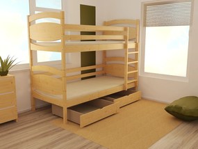 Patrová postel PP 022 90 x 200 cm - přírodní