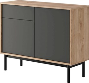 Tempo Kondela Komoda BERGEN BK104, dub jaskson hickory/grafit
