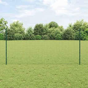 Zabudovaný plotový sloupek 44 ks Zelená 160 cm 3335921