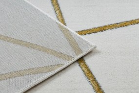Dywany Łuszczów, Kusový koberec Emerald 1013 cream and gold, 200x290, bílá, kancelář