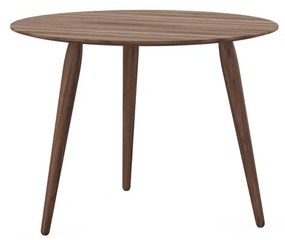 Odkládací stolek Play z dubového masivu- Ø60 Rozměry:: 60x32cm, typ dřeva:: přírodní ořech