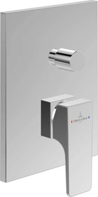 Villeroy & Boch Architectura Square - Baterie pod omítku pro 2 spotřebiče, chrom TVS12500300061