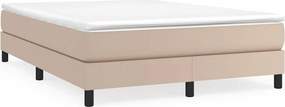 Box spring postel s matrací cappuccino 140x190 cm umělá kůže 3144260