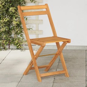 Skládací bistro židle 8 ks masivní akáciové dřevo,  3216307