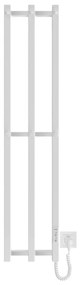 Mario-Radiators Koupelnový radiátor HF SLIM 110W/230V 117x25 cm bílá hranatý 3.164.045798.WM