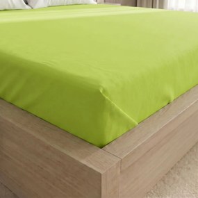 Kvalitex Bavlněné prostěradlo světle zelené 150x230cm 150x230cm