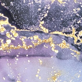 Malvis ® Tapeta Modrozlatá pryskyřice Vel. (šířka x výška): 432 x 290 cm