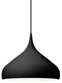 &amp;Tradition Závěsná lampa Spinning BH2, matt black 133154A217