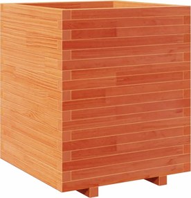 Zahradní truhlík voskově hnědý 60x60x72,5 cm masivní borovice 3282581