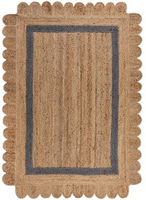 Flair Rugs koberce Kusový koberec Grace Jute Natural/Grey ROZMĚR: 120x170