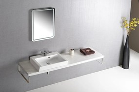 Sapho Sapho, AVICE deska pod umyvadlo 100x50cm, tloušťka 5cm, dub Rover, AV104