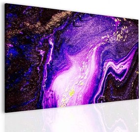 Malvis ® Obraz abstrakce v tónech fialové Velikost (šířka x výška): 30x20 cm