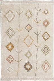 Lorena Canals, Kusový koberec Kaarol Earth, 140x200, béžová, obývací pokoj