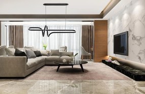 Toolight Toolight, LED stropní osvětlení 98cm, 100W, 4000K, G038-CP, černá matná, OSW-06305