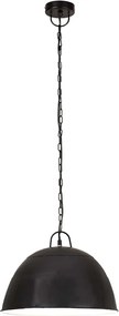 Industriální závěsné svítidlo 25 W černé kulaté 41 cm E27 320543