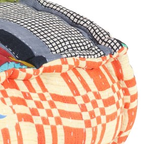 vidaXL Marketos Modulární pouf patchwork textil
