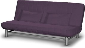 Potah na pohovku IKEA  Beddinge krátký barva fialová látka pletený vzor