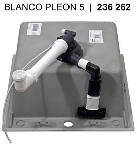 Blanco PLEON 5 InFino Silgranit káva s excentrem