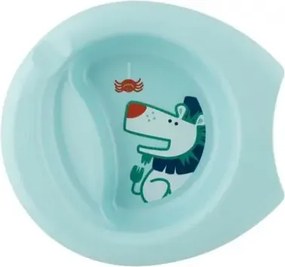 Chicco Talíř Easy Feeding modrá / od 6 měsíců