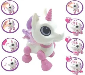 LEXIBOOK Mini robot jednorožec / Interaktivní / Ovládání hlavou a tles