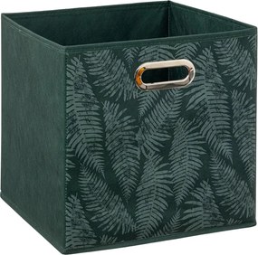 Úložný textilní box Naturalis 31x31 cm zelený