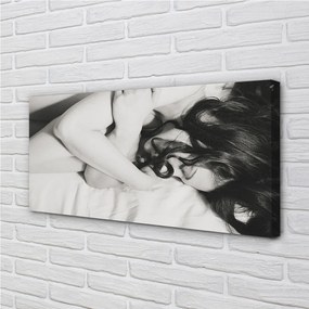 Obrazy na plátně spící ženu 140x70 cm