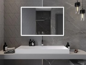 Mexen Navia zrcadlo do koupelny s podsvícením 120 x 80 cm, LED 6000K, antifog - 9803-120-080-611-00