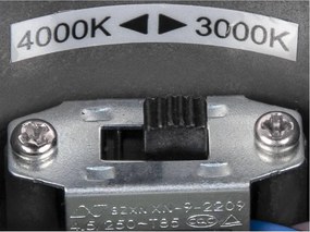 LA 1004677 OVALISK CL venkovní LED stropní přisazené svítidlo antracit CCT switch 3000/4000 K - BIG WHITE (SLV)
