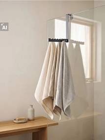 Sinsay - Koupelnový věšák na dveře s háčky - černá