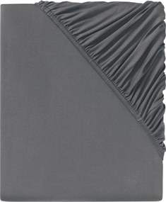 Livarno Home Jersey napínací prostěradlo, 90-100 x 200 cm. (tmavě šedá)